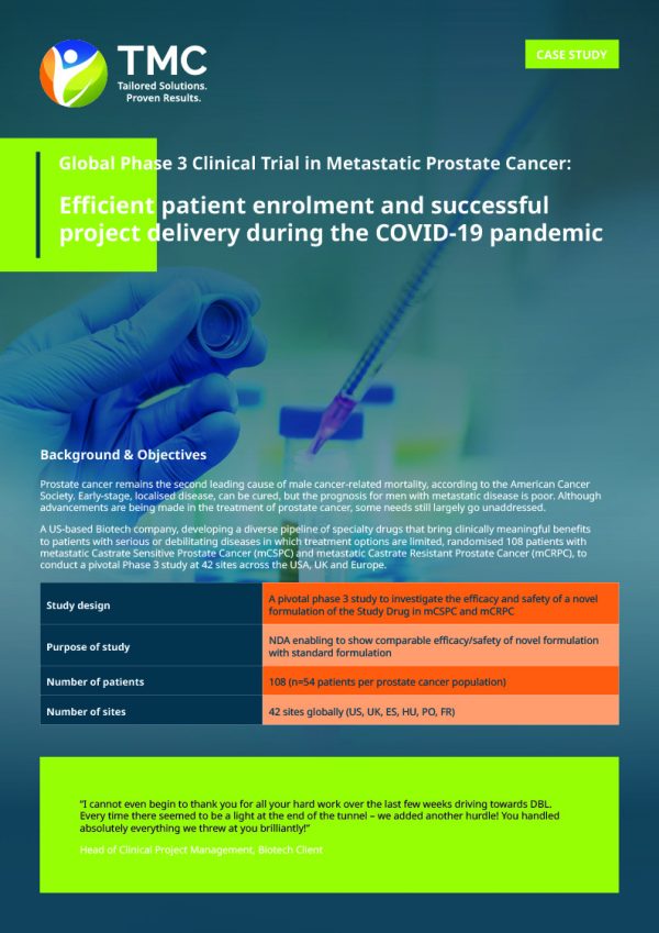 Case Studies | CRO | TMC